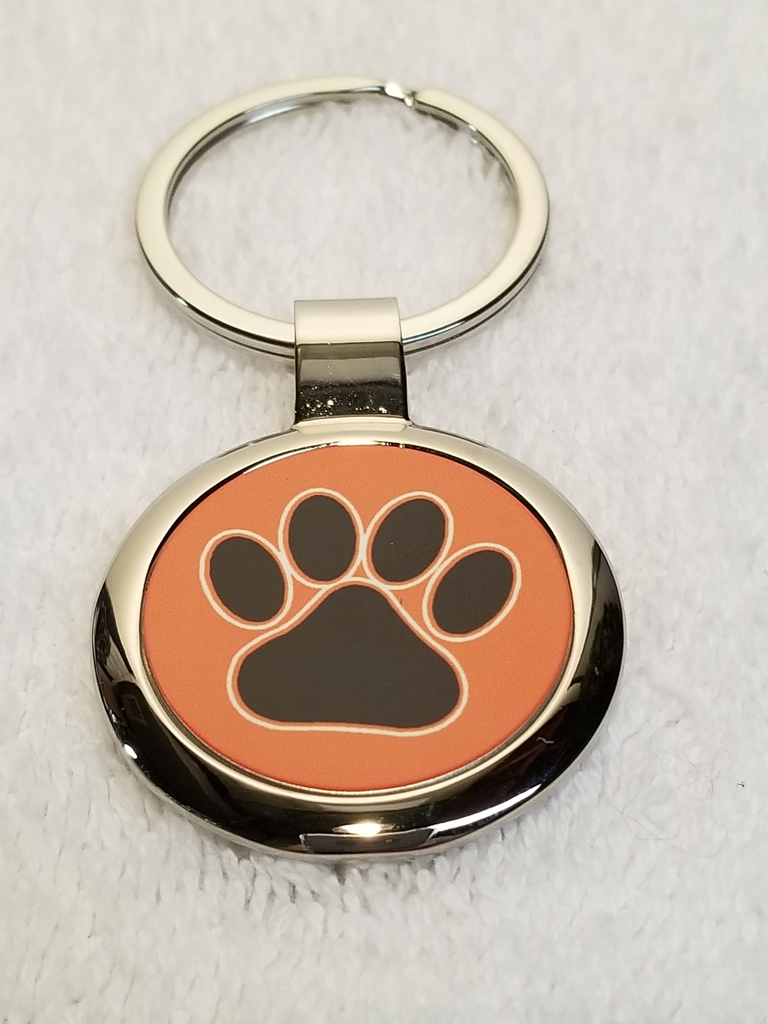 Item #2255 Paw Circle Key Ring | GLSD Wildcat Store
